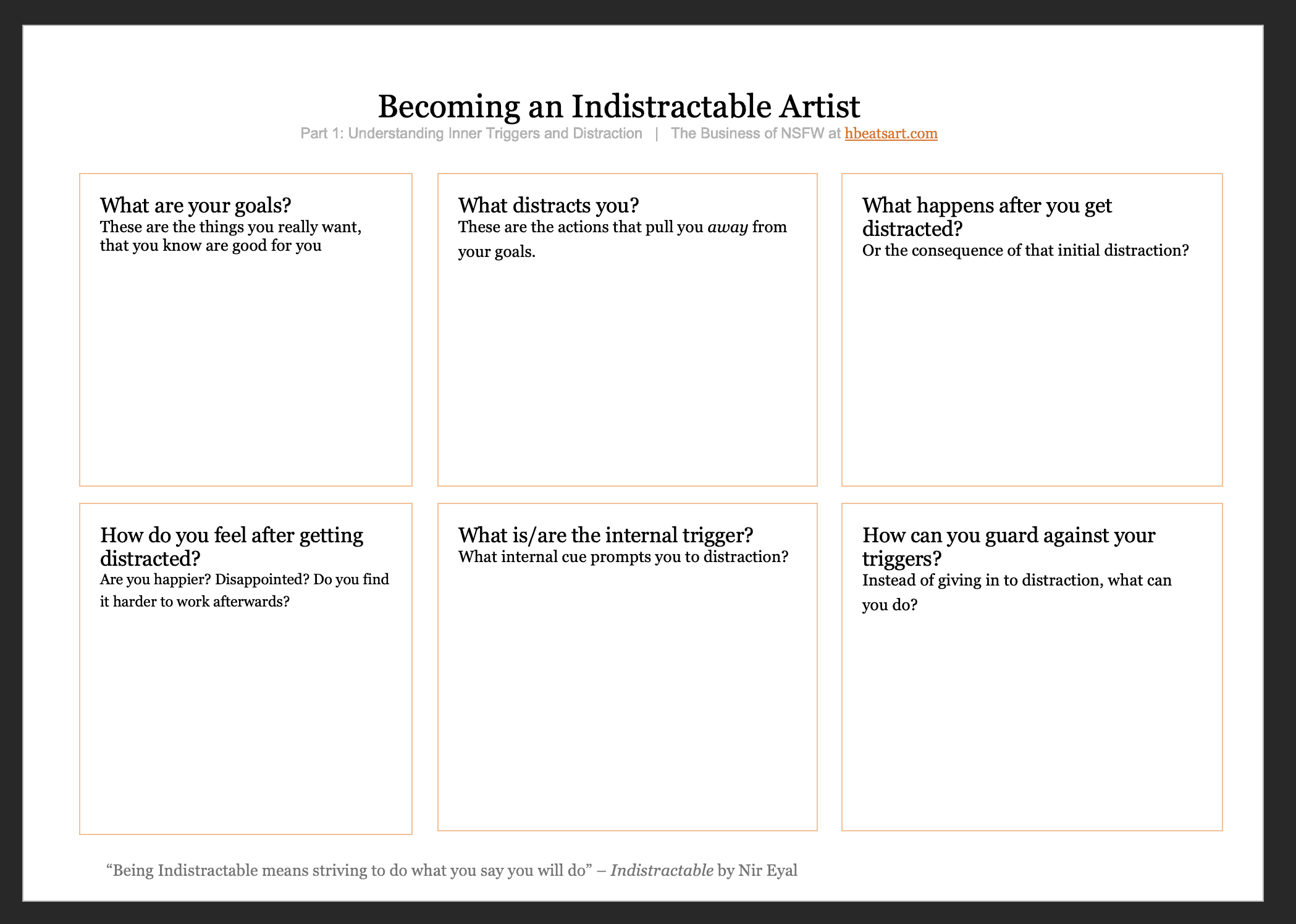 Becoming an Indistractable Artist: How to Understand and Overcome ...